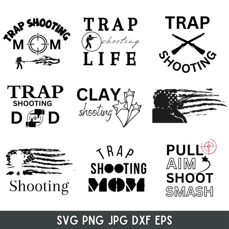 Trap Shooting Svg Bundle, Trap Shooting Png, Trap Shooting Clipart ...