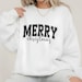 Merry Christmas Text Svg Bundle, Christmas Quote Svg, Holiday Lettering ...