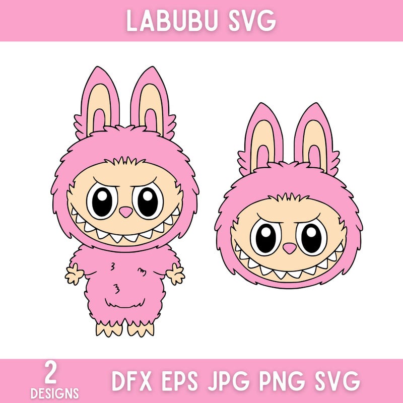 Labubu svg - Etsy México