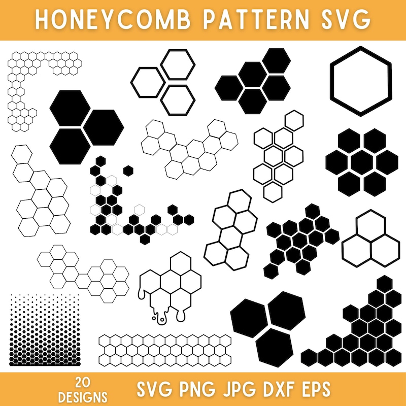 Honeycomb Pattern - Etsy