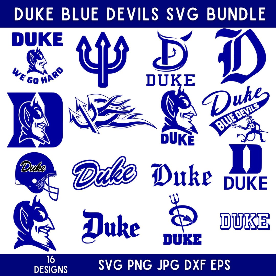 16 diseños de Duke Blue Devils Svg PNG, Duke Blue Devils Svg PNG, Svg ...