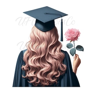 Graduation Girl Clipart Bundle, Graduation Girl Png, Student Grad ...