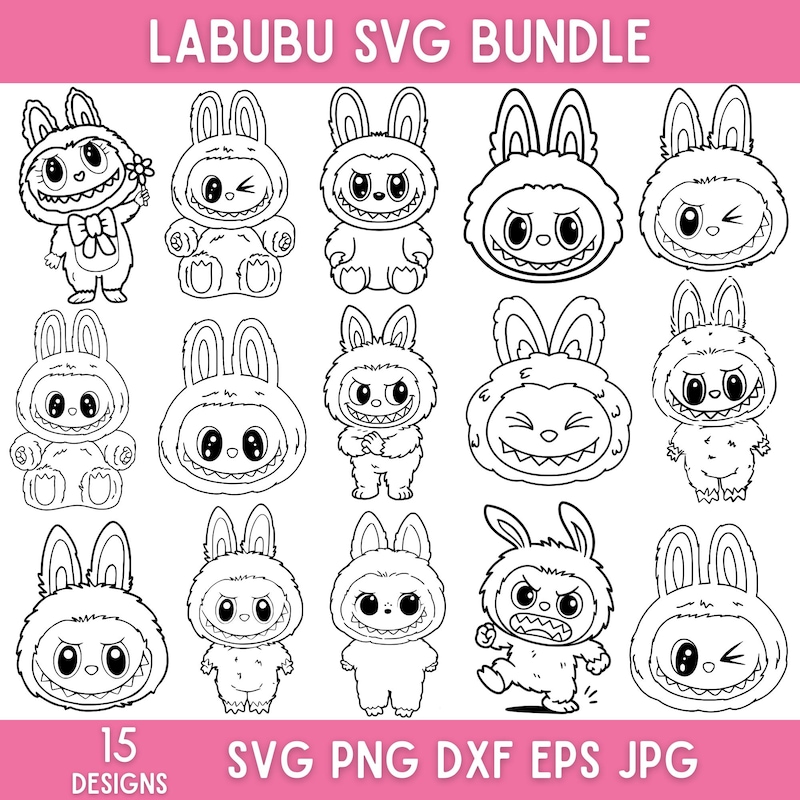 Labubu Vector - Etsy