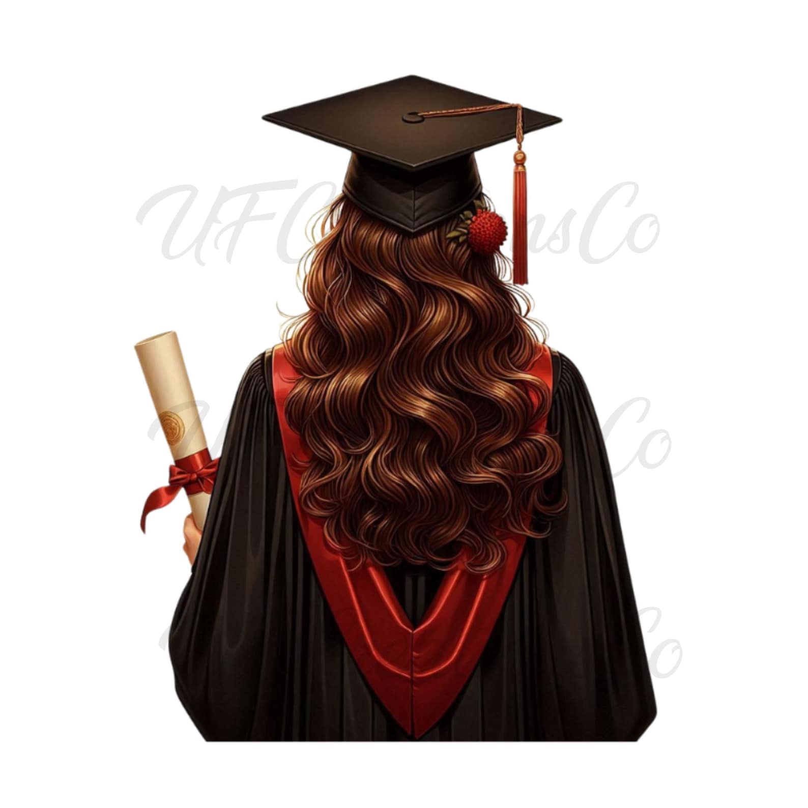 Graduation Girl Clipart Bundle, Graduation Girl Png, Student Grad ...