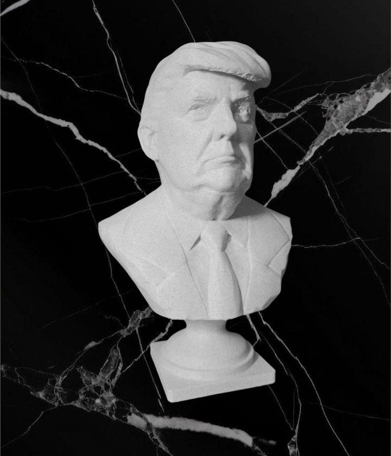 Bust of Donald Trump, American President Sculpture - Etsy