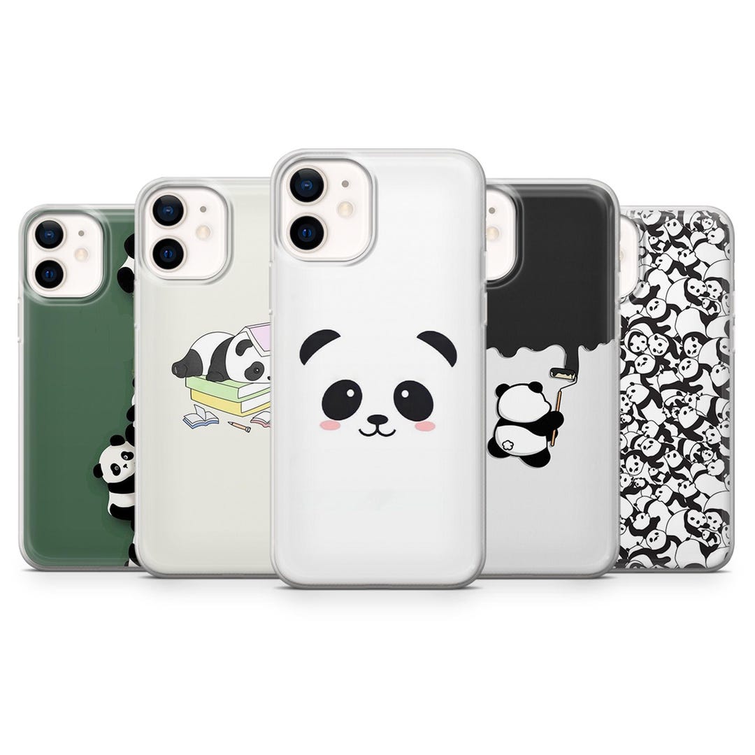 Panda Phone Case Cute Cool Cover for iPhone 16pro, 15, 14, 13, 12 ...