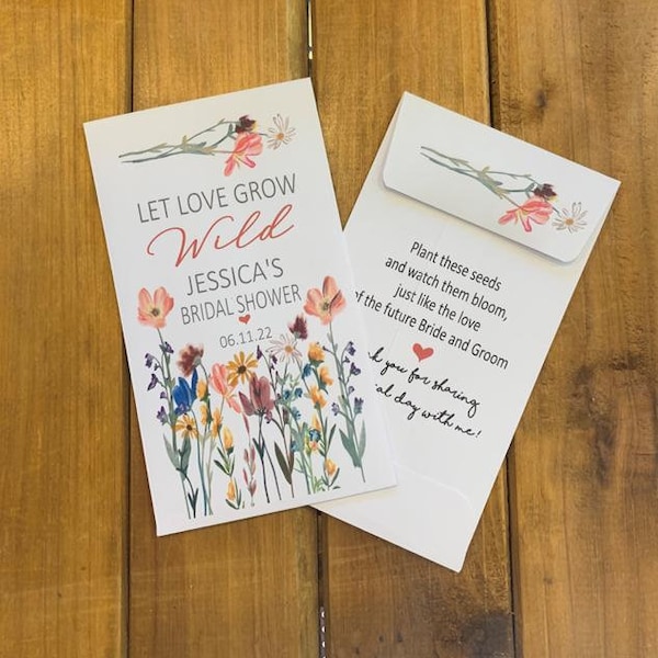 Bridal Shower Let Love Grow Invitation - Etsy