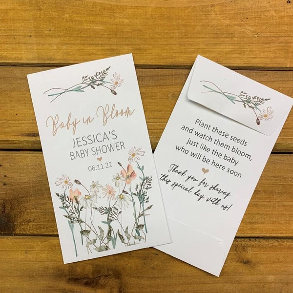 Seeds for Baby Shower - Etsy