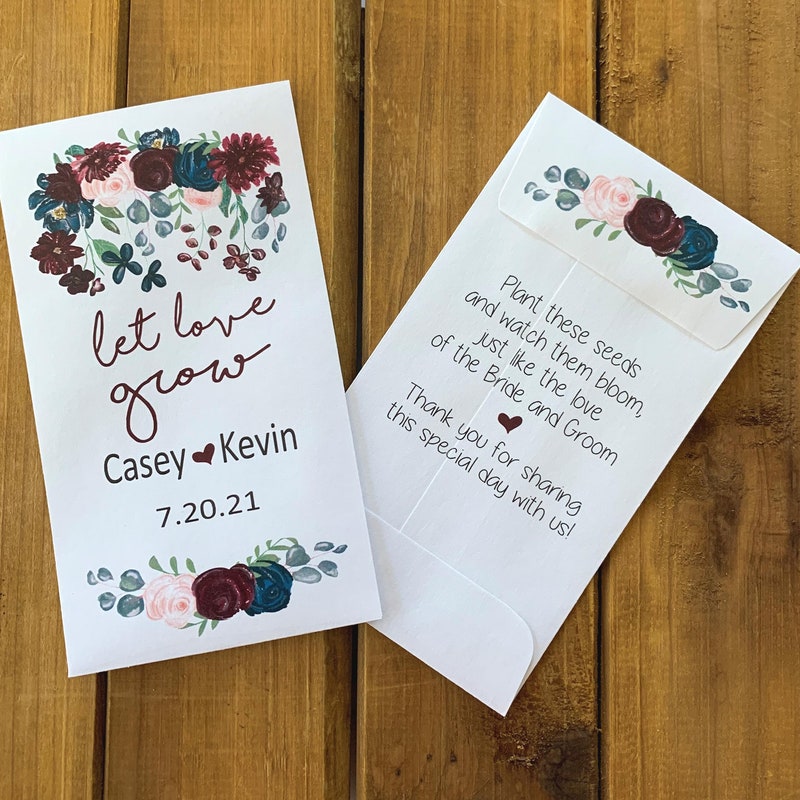 Seed Packet Favors - Etsy