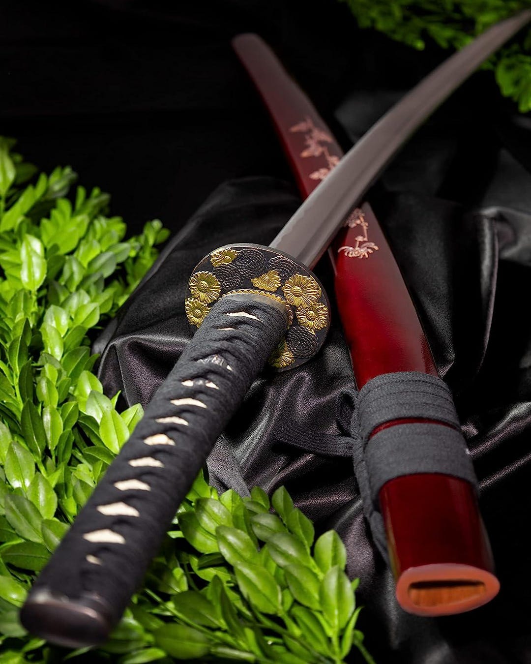 Handmade Japanese Katana Sword Hand Forged From 1045 High Carbon Steel ...