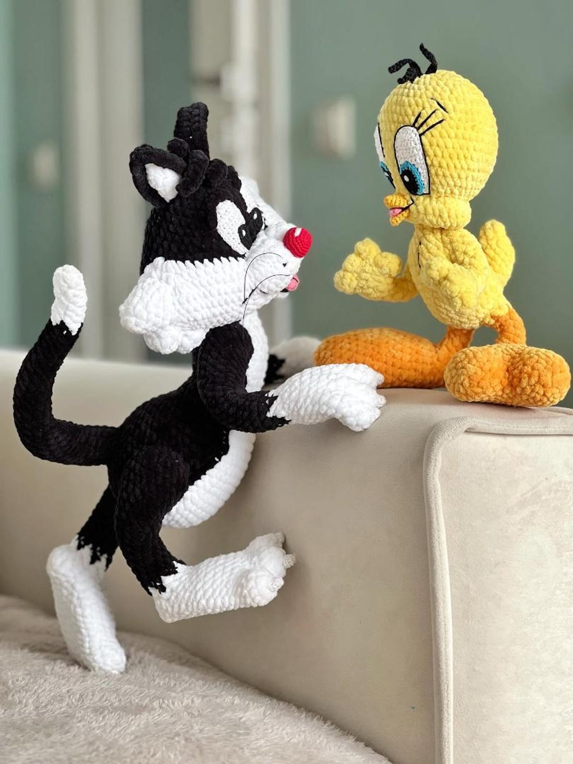 Tweety Bird and Sylvester Crochet Pattern, Amigurumi Crochet Patterns ...