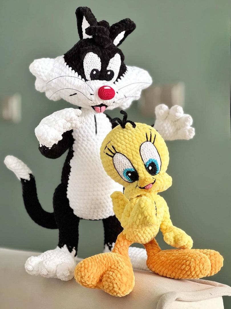 Tweety Bird and Sylvester Crochet Pattern, Amigurumi Crochet Patterns ...