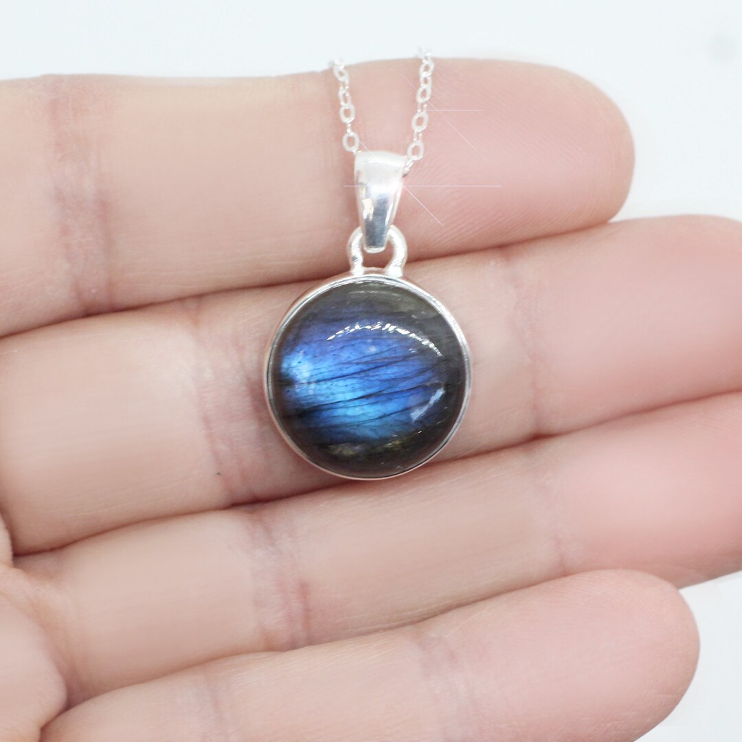Northern Lights - Amazing Labradorite Sterling Silver Necklace - Etsy