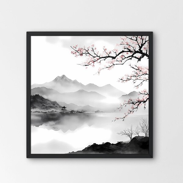 Sumi Ink Painting - Etsy
