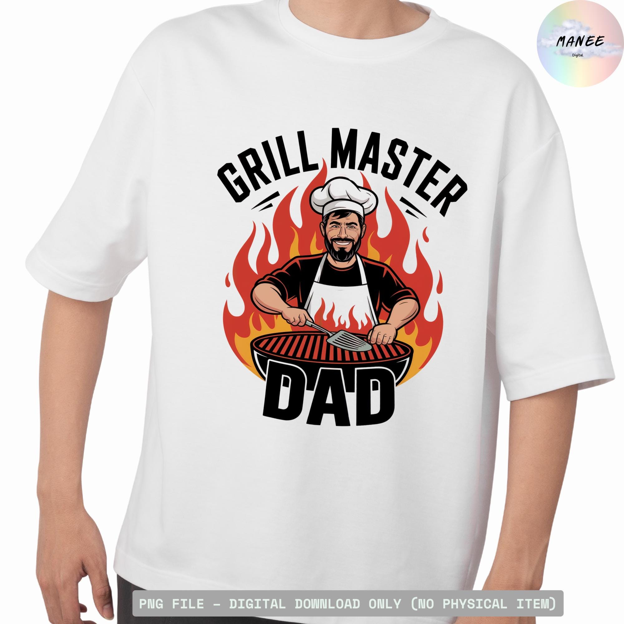 Grill Master Dad Png | BBQ Dad Sublimation Design | Father’s Day Shirt ...