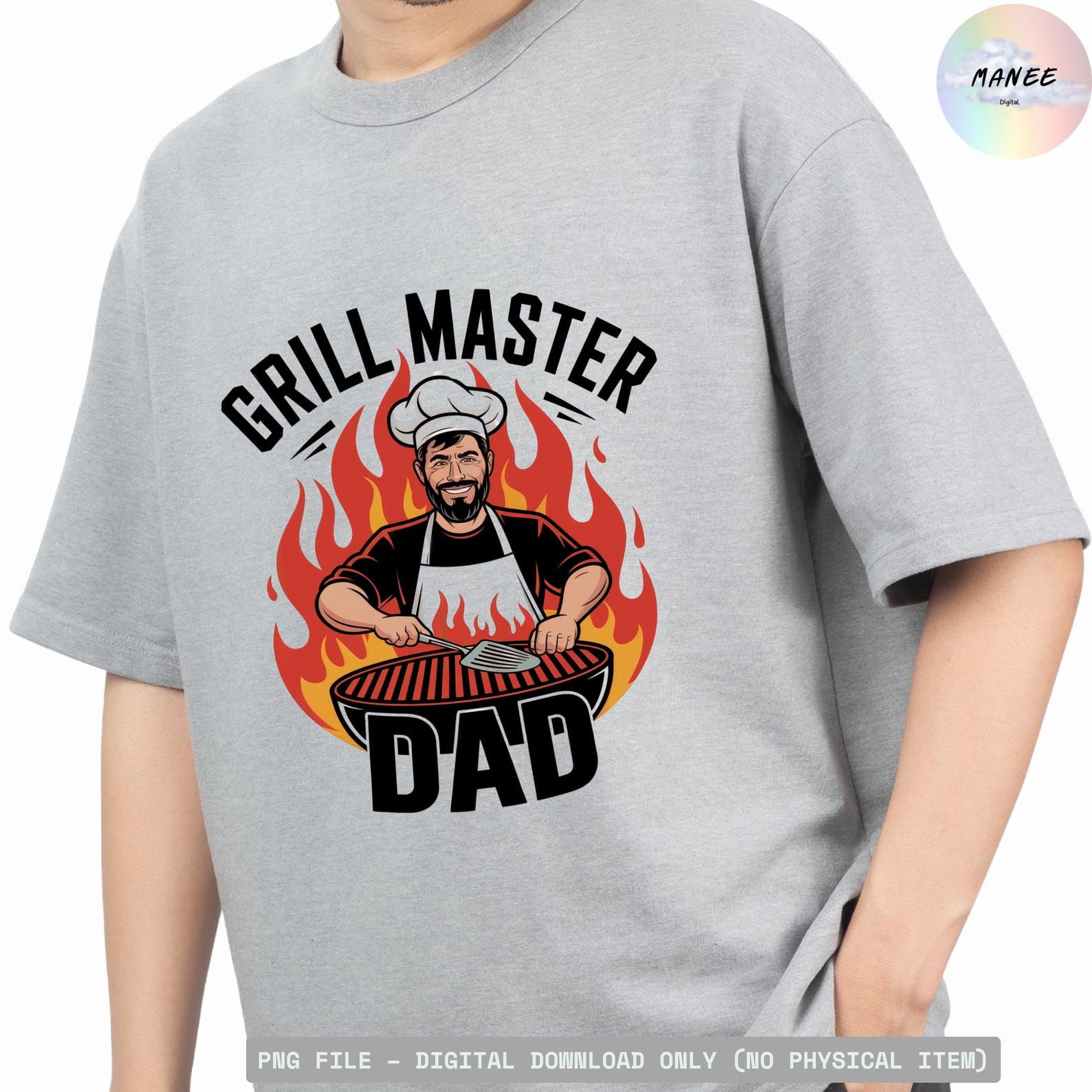 Grill Master Dad Png | BBQ Dad Sublimation Design | Father’s Day Shirt ...