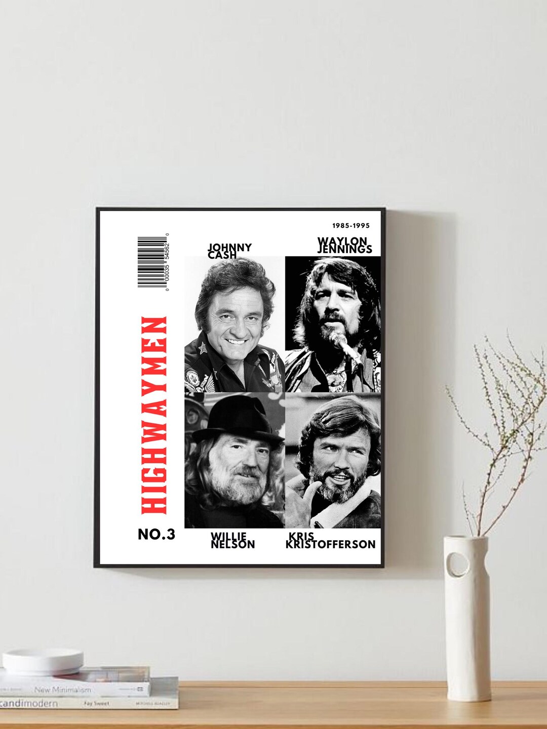 Highwaymen Poster. Outlaw Country - Etsy