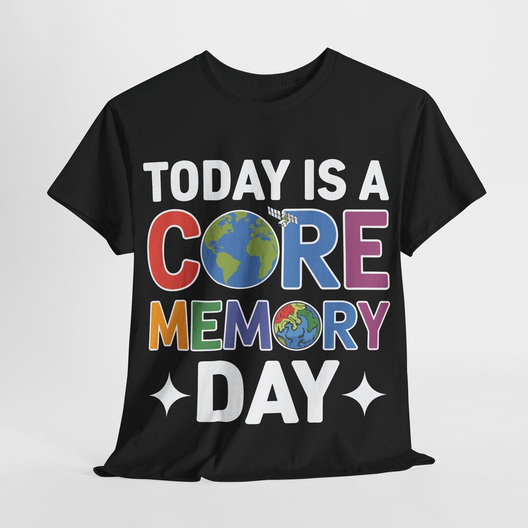 Today is a Core Memory Day PNG | Colorful Earth & Quote Design ...