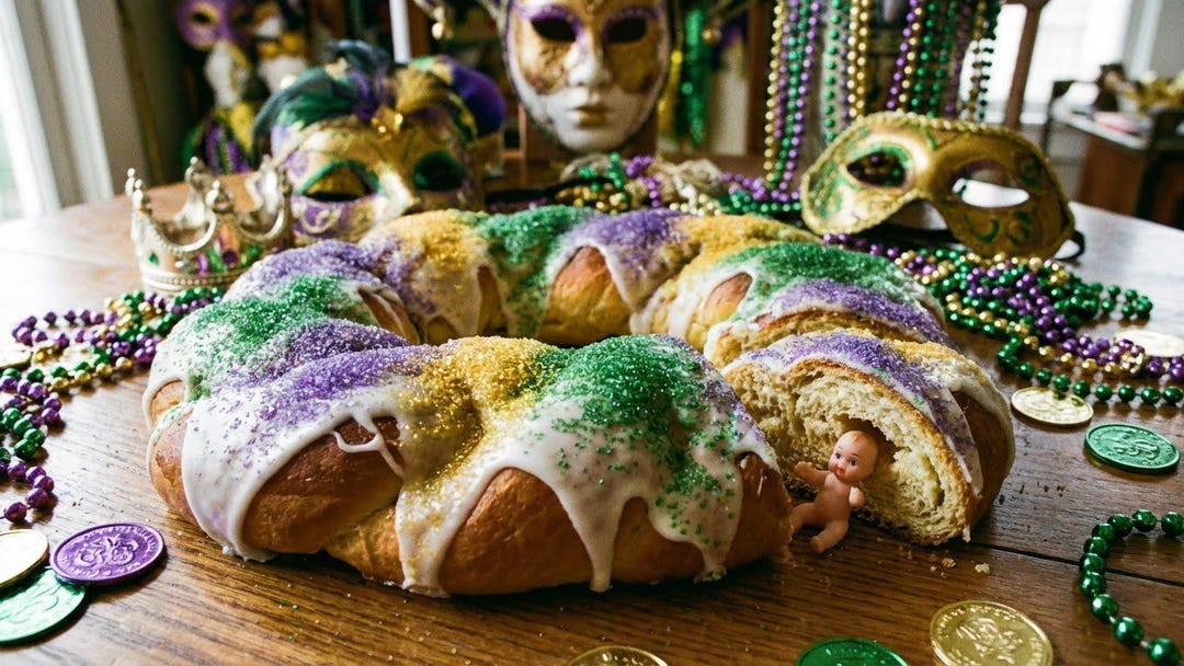 Authentic King Cake Recipe | New Orleans Mardi Gras (digital Download ...