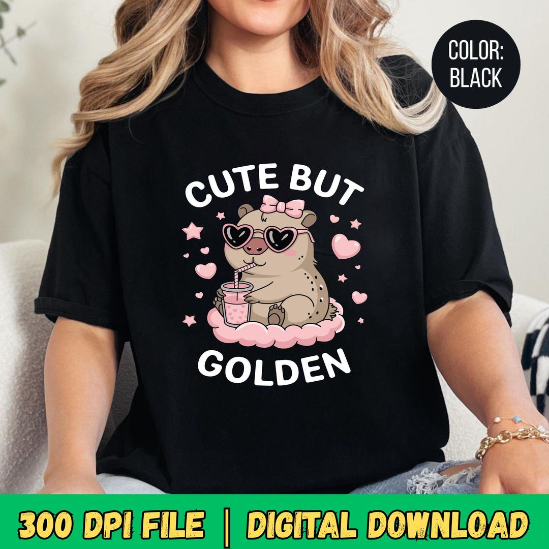 Cute Capybara PNG Clipart | Kawaii Capybara Digital Download | Pink ...