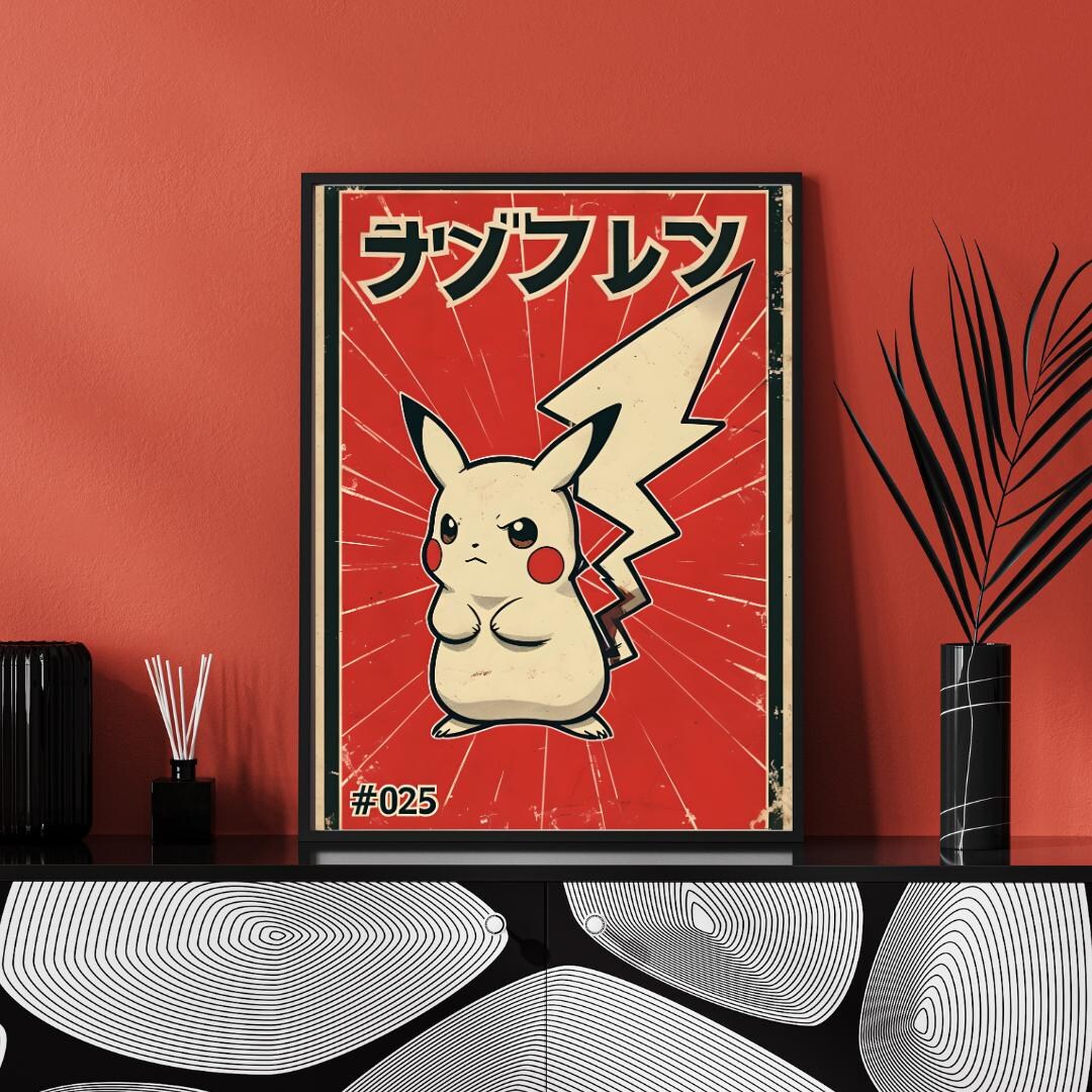 Printable Pokemon Pikachu Posters - Printable and Physical Wall Art for ...