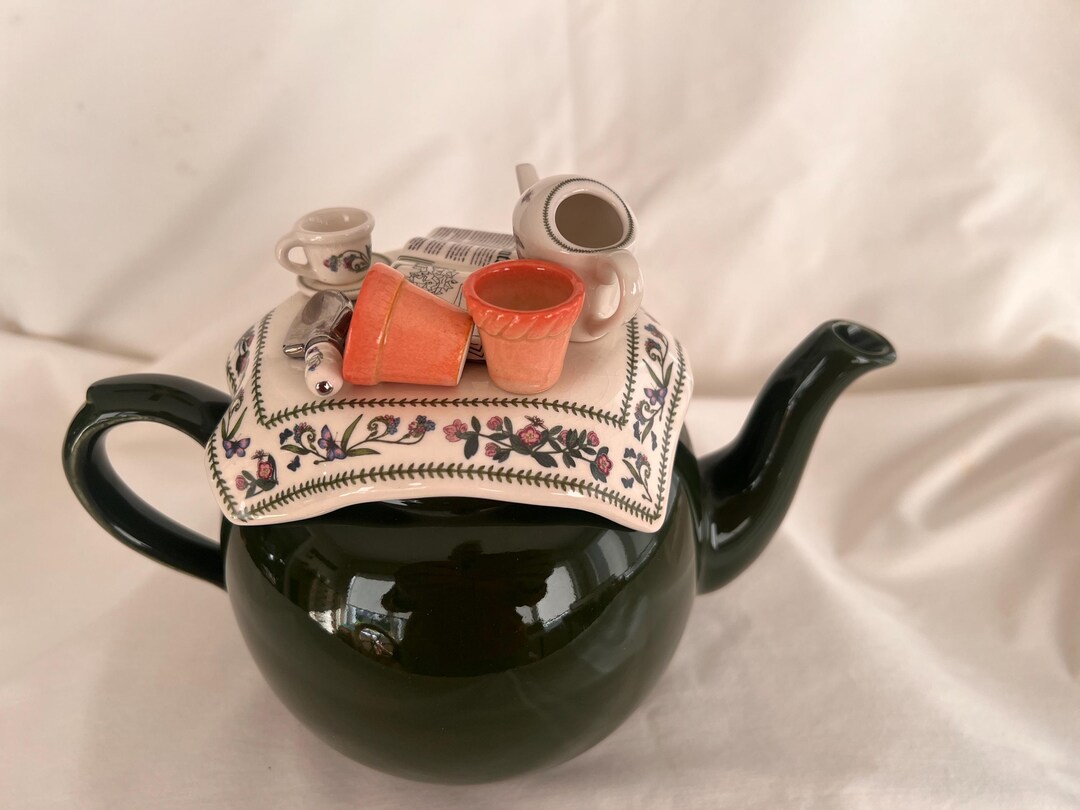 Portmeirion Gardeners Bench Teapot - Etsy