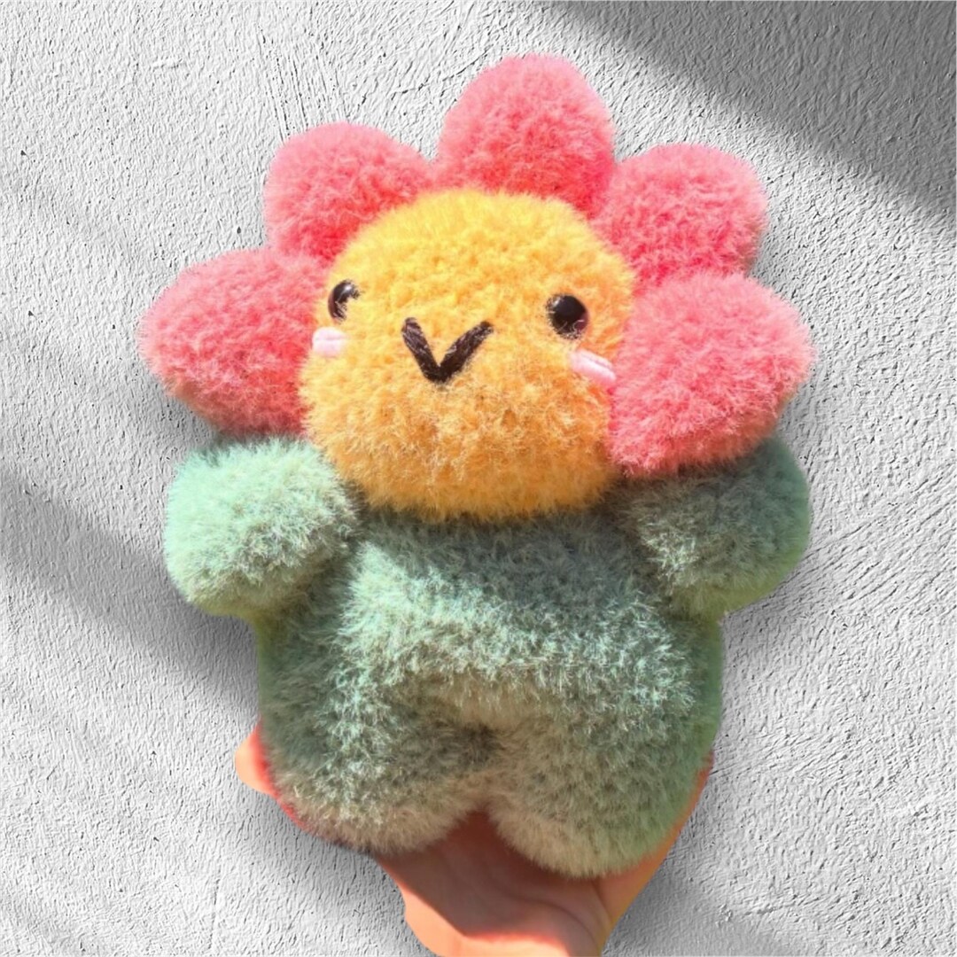 Crochet Handmade Flower Snuggle Buddy Plants Plant Stuffed Animal - Etsy