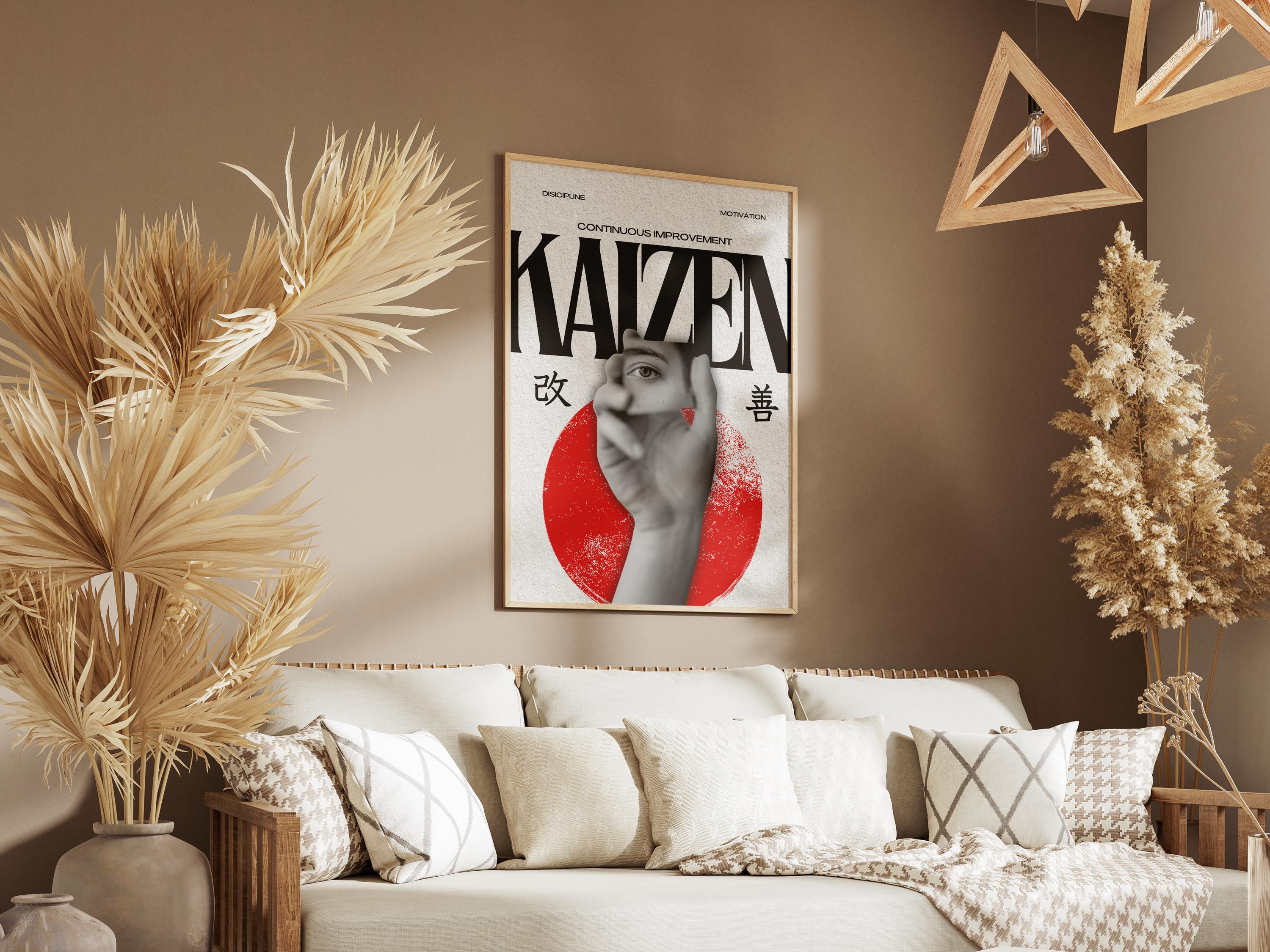 Kaizen Poster | Continuous Improvement | Kaizen Philosophy | Japanese ...