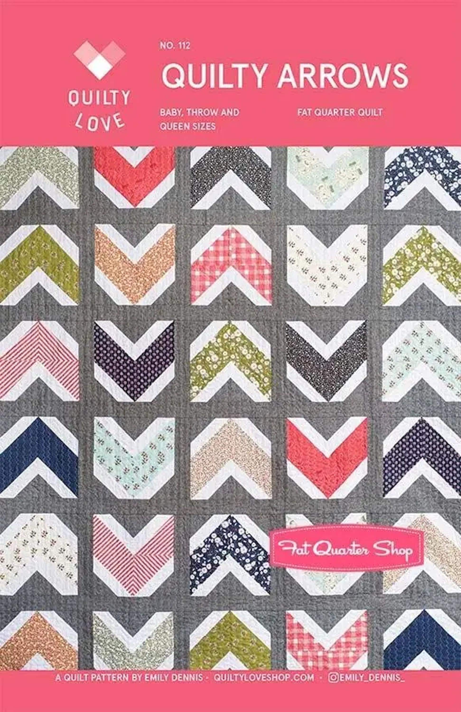 Quilty Arrows for Quilty Love by Emily Dennis - Etsy