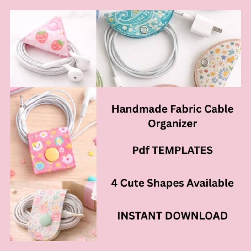 Cable Holder Sewing Pattern - Etsy