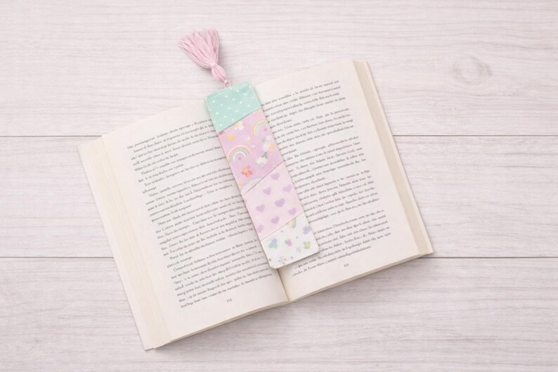 Fabric Bookmark Sewing Pattern PDF | Corner & Pieced Bookmark ...