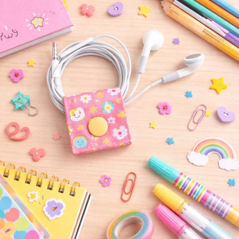Handmade Fabric Cable Organizer Sewing Pattern PDF | 4 Shapes | Easy ...