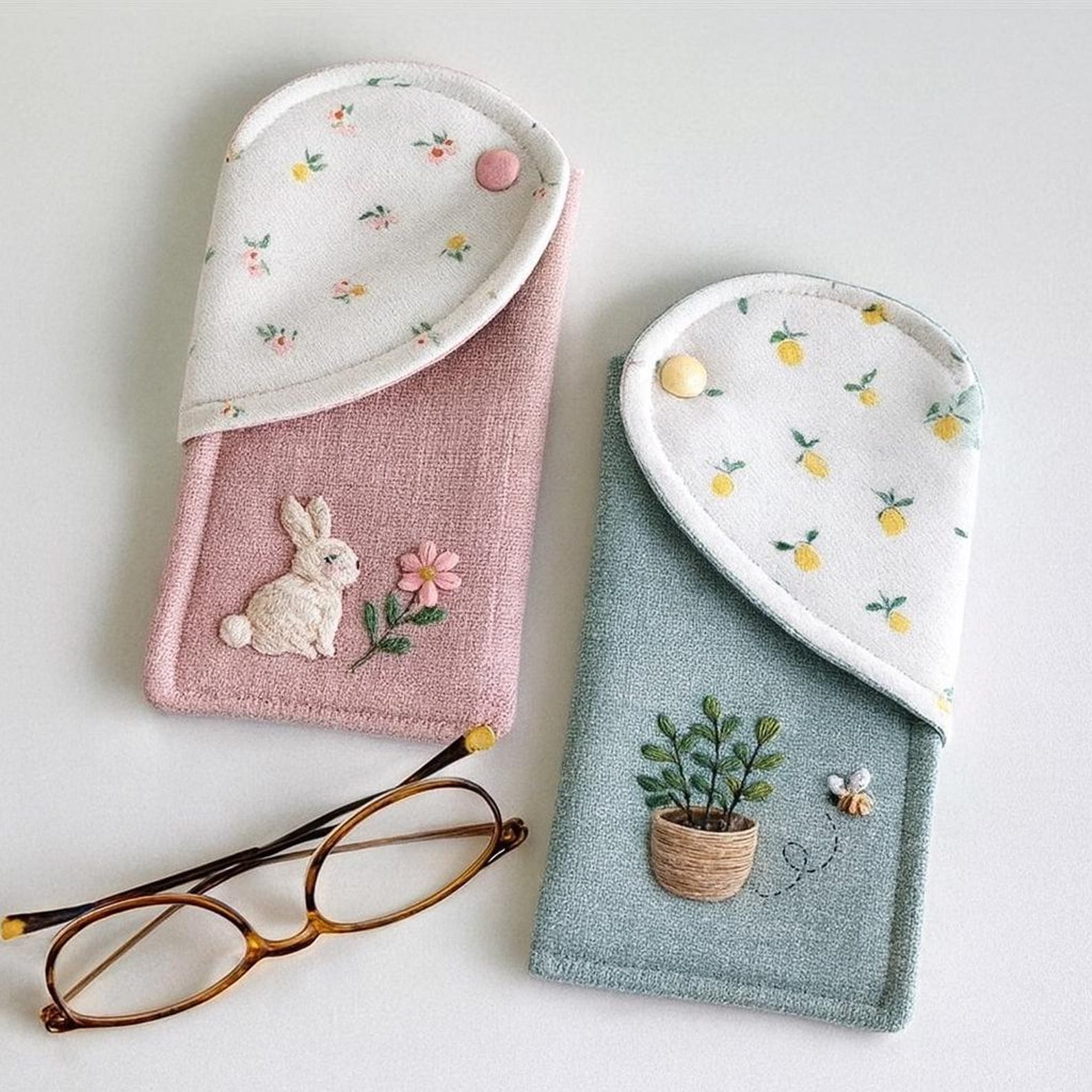 Glasses Case Sewing Pattern, Beginner Fabric Pouch (PDF Pattern) - Etsy