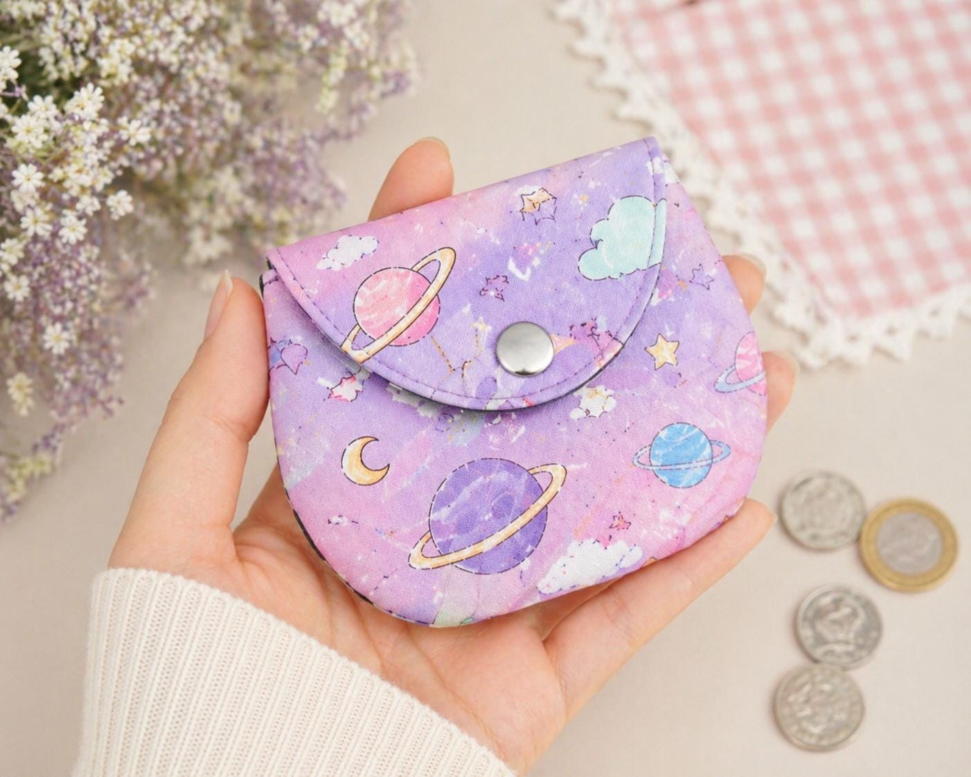 Mini Snap Coin Purse Sewing Pattern PDF | DIY Fabric Wallet | Beginner ...