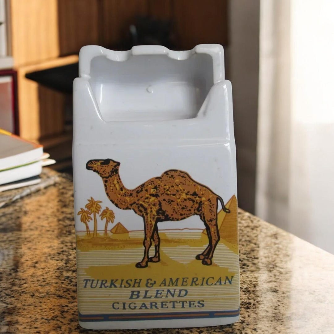Vintage Marlboro Ashtray, Unique Camel & Jack Daniels Smoking ...