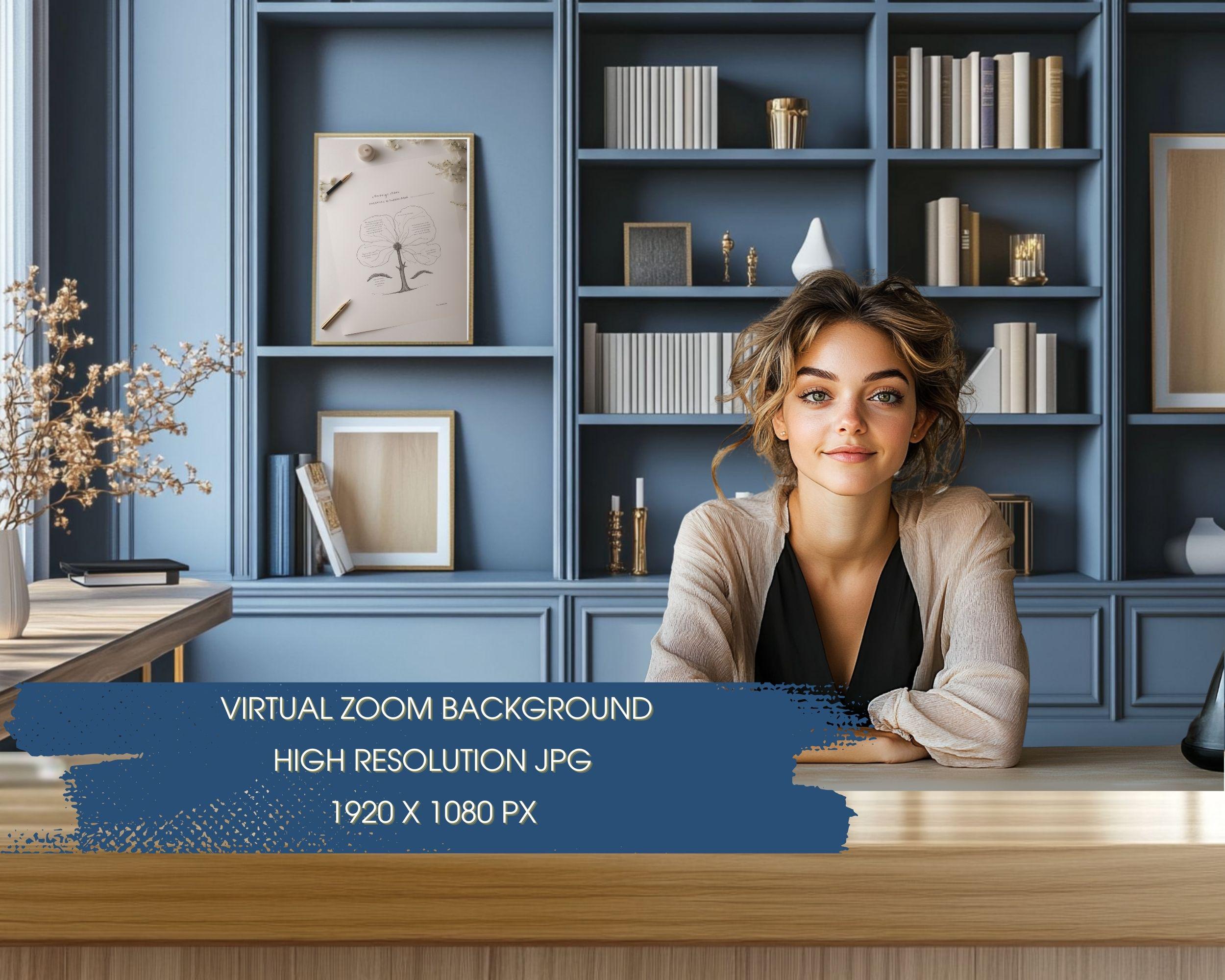 Zoom Office Backgrounds | Professional Virtual Backdrop | Home Office ...