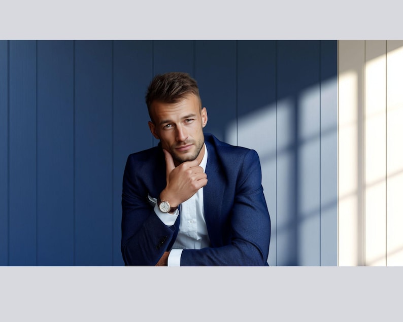 Neutral Office Zoom Background| Blue Office Backdrop Professional ...