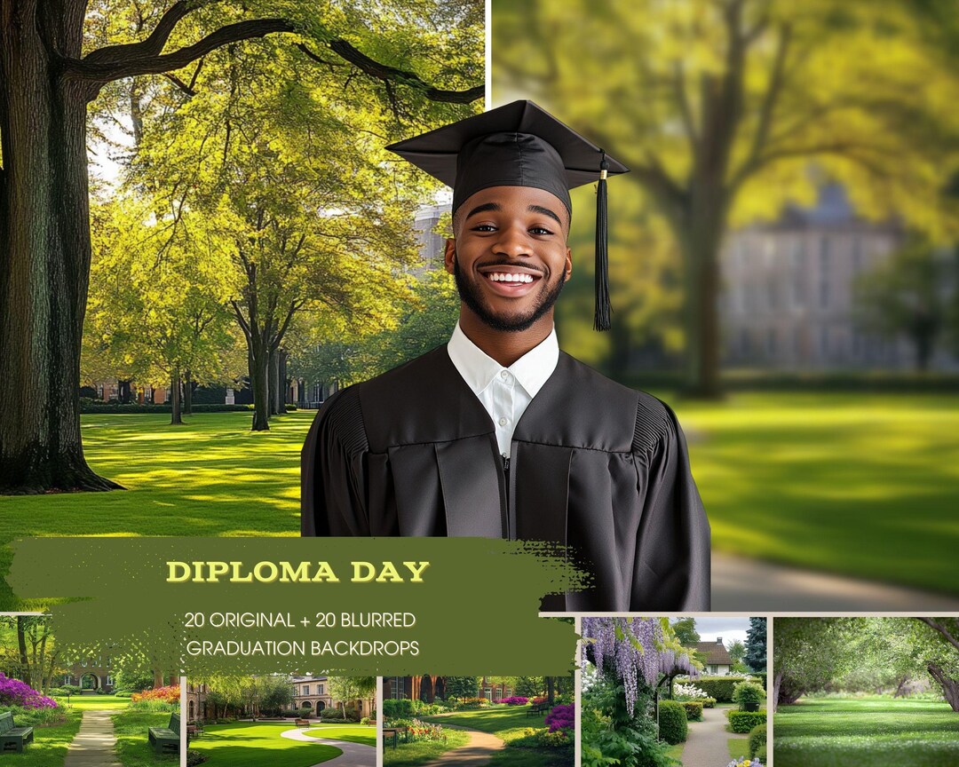 40 Graduation Backgrounds – High School & College Photos| Garden and ...