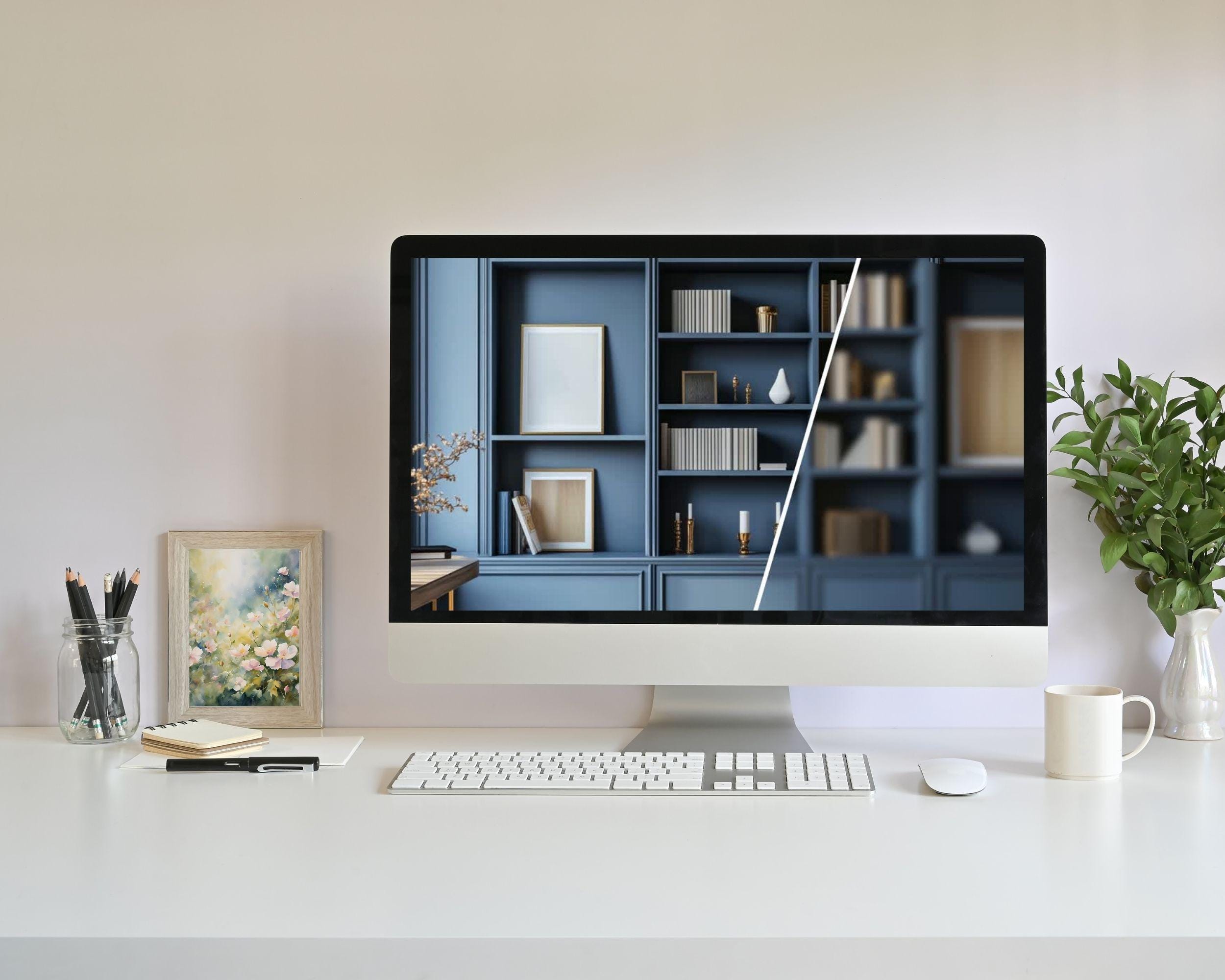 Zoom Office Backgrounds | Professional Virtual Backdrop | Home Office ...