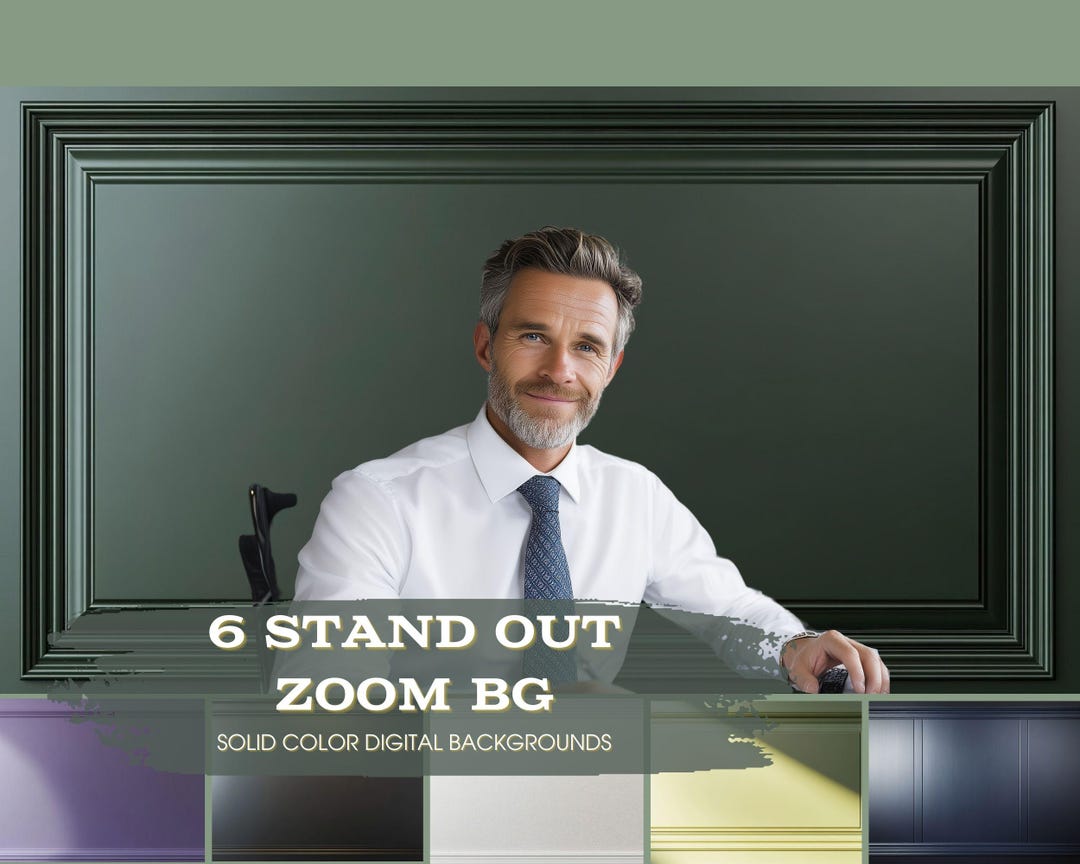 Professional Zoom Backgrounds| Office Wall Virtual Backdrop With ...