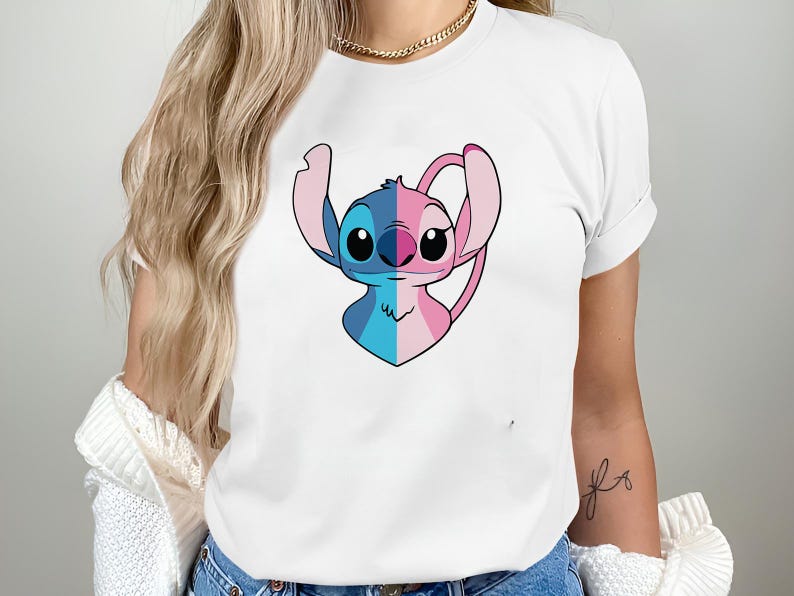 Stitch & Angel SVG, Stitch Love Svg, Angel Svg, Stitch Angel Svg ...