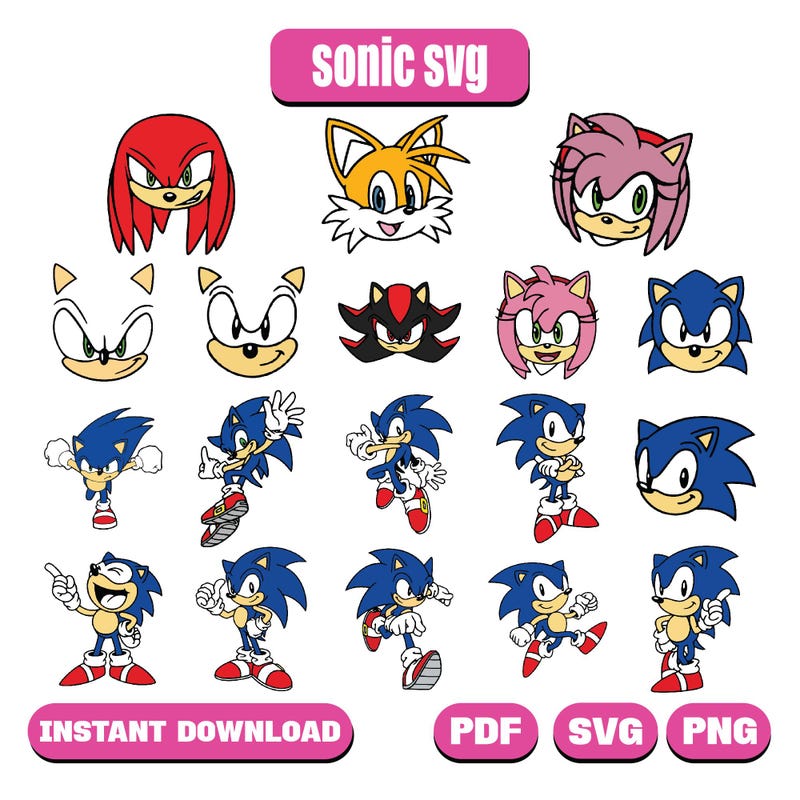 Sonic Head - Etsy