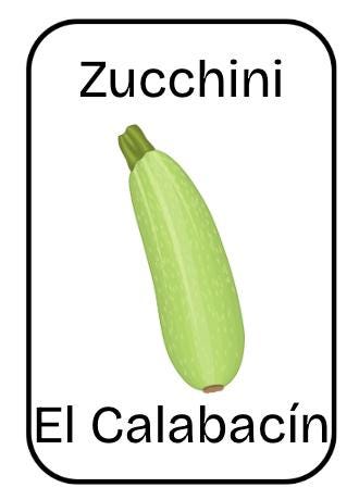 Bilingual Food Vocabulary Cards: English & Spanish Learning (printable ...