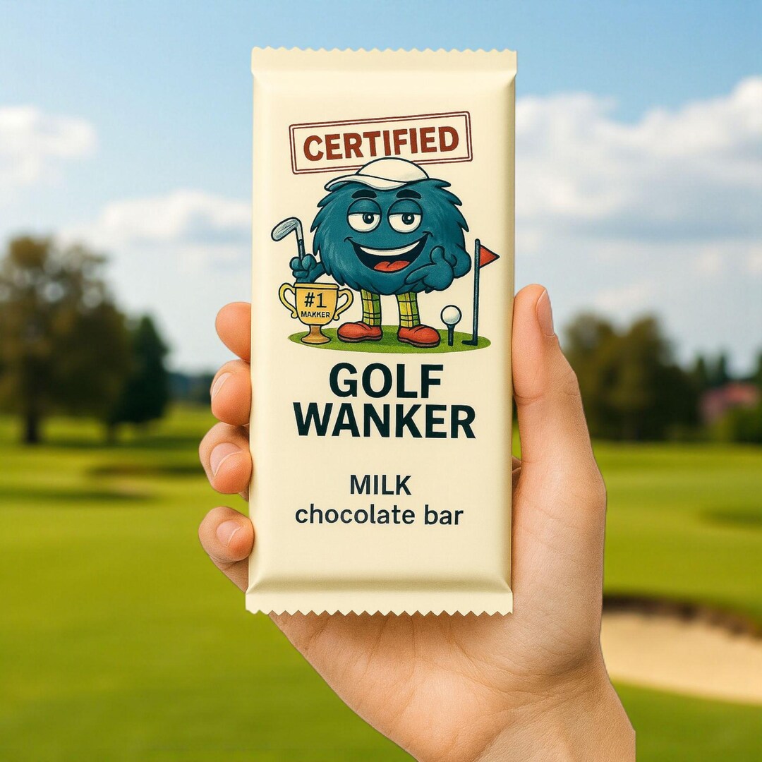 Rude Golf Chocolate Bar: Funny Novelty Birthday/christmas Gift for a ...