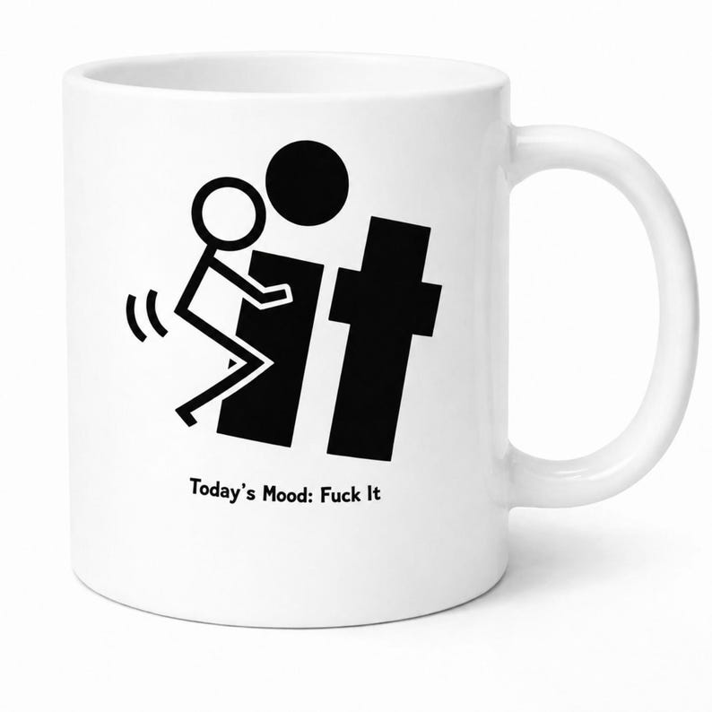 Funny Mug Todays Mood Novelty Gift, Office /work Cup Him/her - Etsy UK