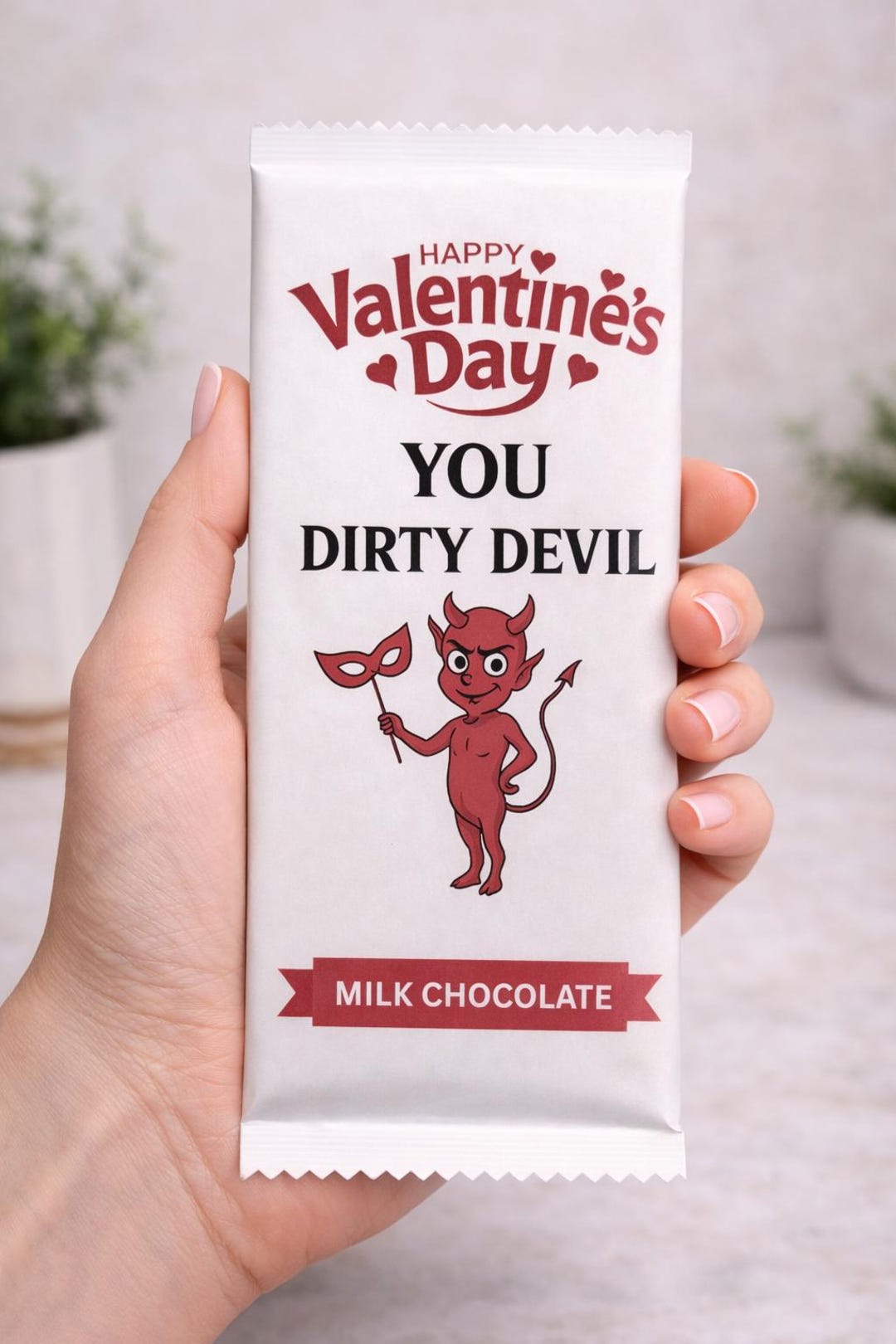 Valentines Day Rude Novelty Chocolate Bar: Happy Valentines Day You ...