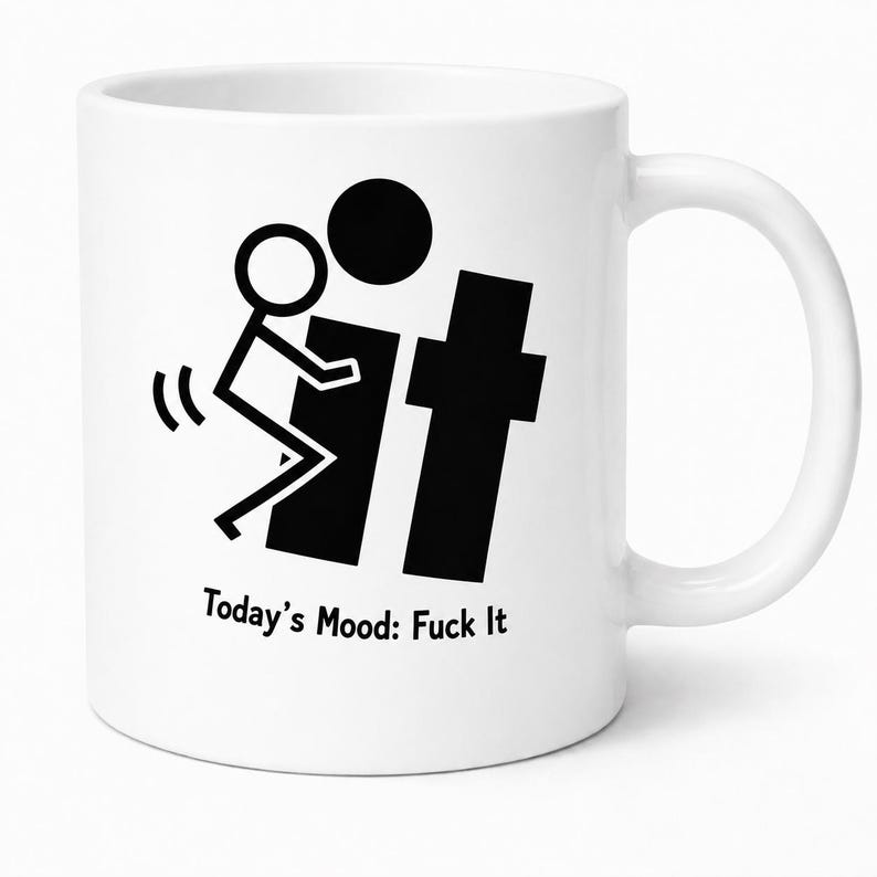 Funny Mug Todays Mood Novelty Gift, Office /work Cup Him/her - Etsy UK