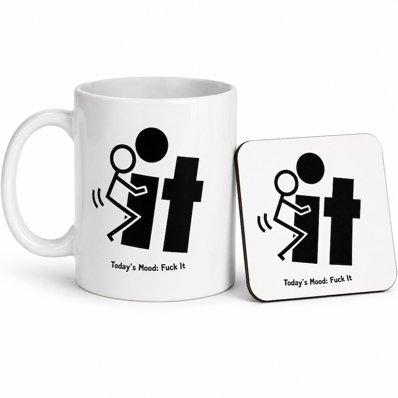 Funny Mug Todays Mood Novelty Gift, Office /work Cup Him/her - Etsy UK