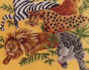 Animal Needlepoint - Etsy