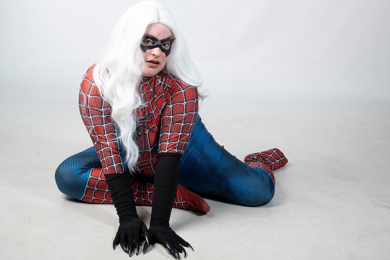 Black Cat Spidey Suit Cosplay Print - Etsy
